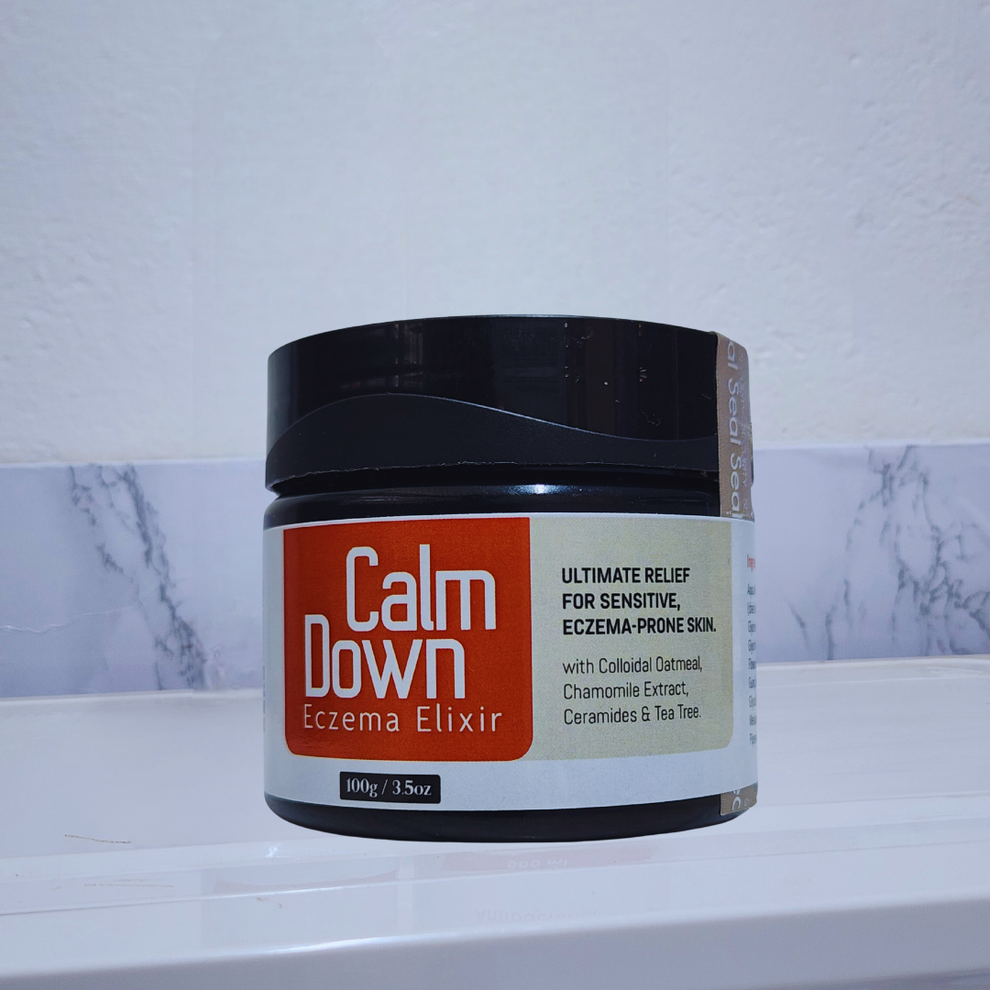 CALM DOWN ECZEMA ELIXIR - Soothing Relief for Eczema-Prone, Sensitive ...